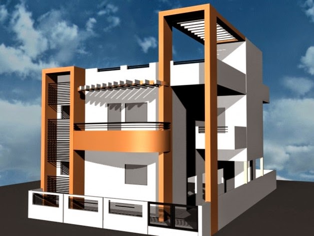 Desain 3 Dimensi Rumah Minimalis Dua Lantai | Desain Rumah | Griya ...
