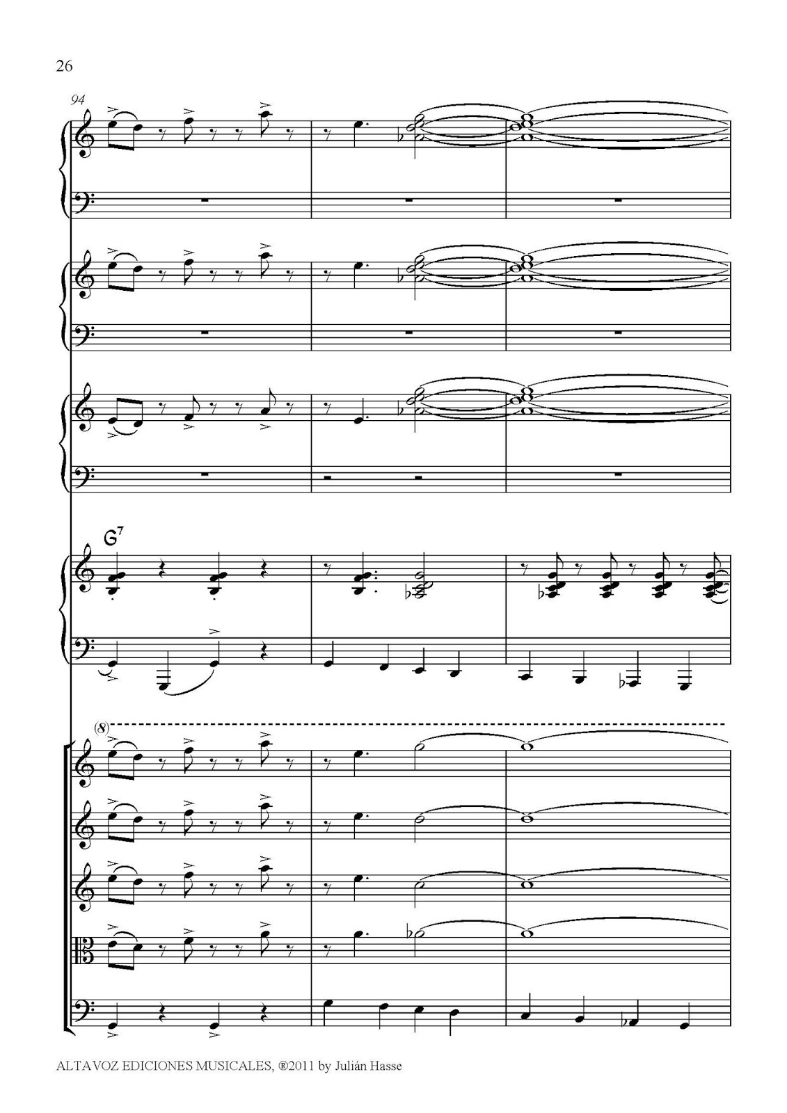 Tango Transcriptions - La Mariposa by Osvaldo Pugliese