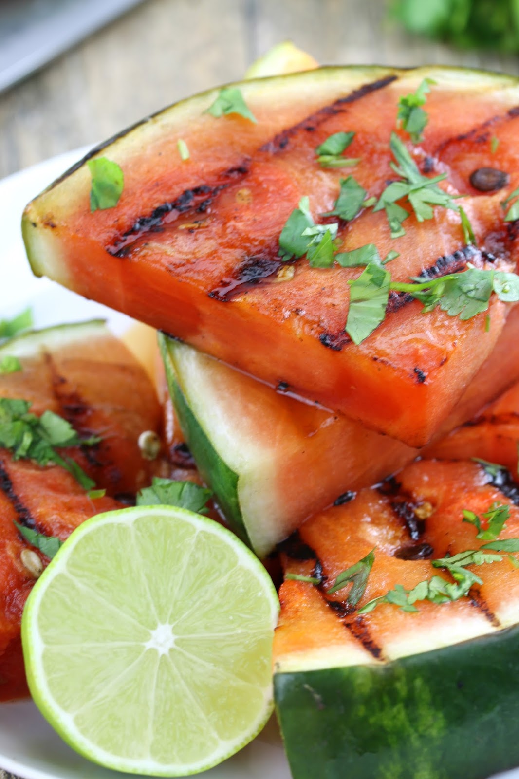 Cilantro-Lime Grilled Watermelon - Cafe Delites
