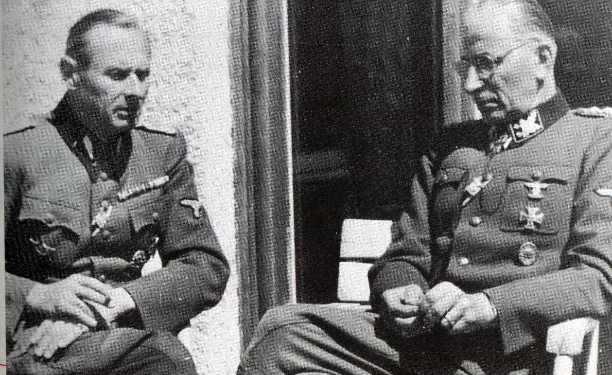 NAZI JERMAN: Foto Paul Hausser, Komandan Das Reich