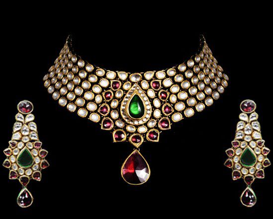 Indian Jewellery and Clothing: Beautiful Kundan bridal jewellery from ...