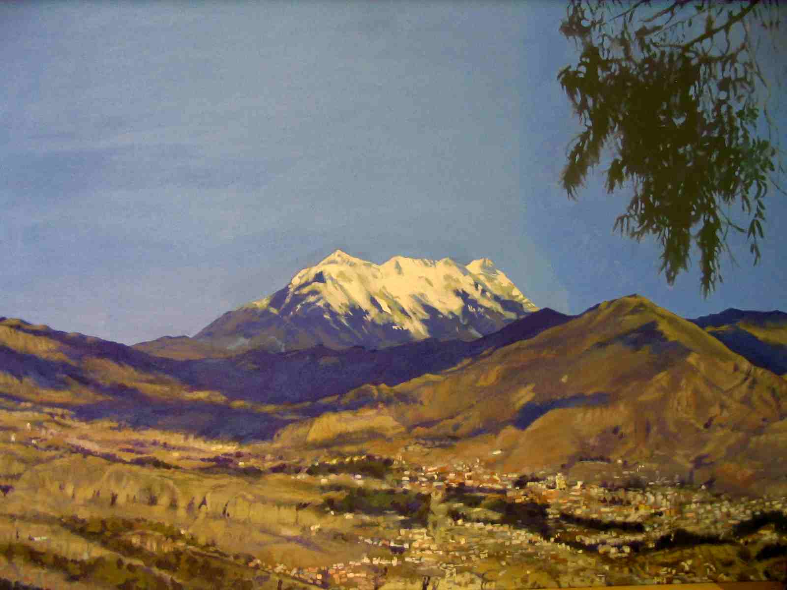 DIBUJO Y PINTURA DE BLAS: Illimani. (Etapa II).