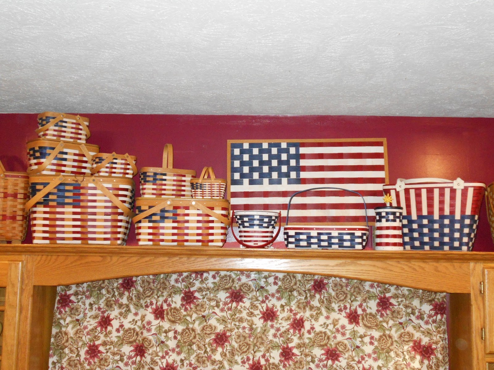 LovingLongablogger: Longaberger Flag Baskets and Fireworks