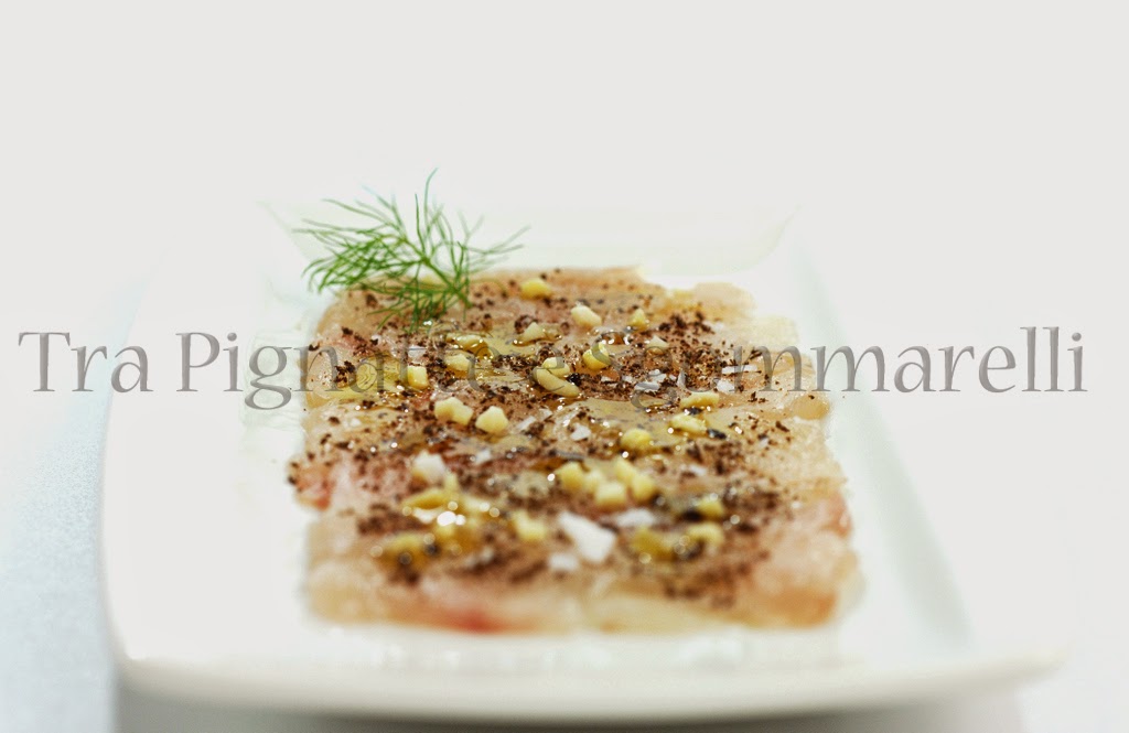 Tra Pignatte e Sgommarelli: Le mie ricette - Carpaccio di ricciola con ...