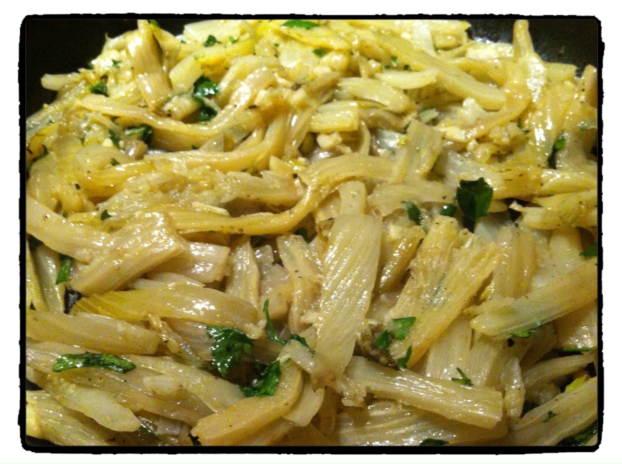 Blettes à l'ail et au persil