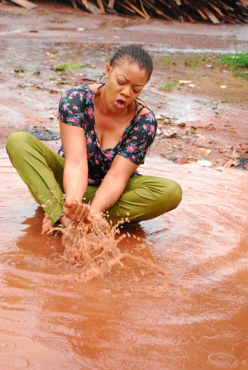 Nollywood Actress Eve Esin Produces First Movie... See Location Photos ...