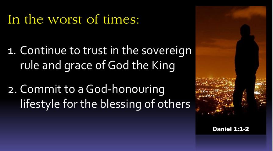 Mark Goudy: Sunday Sermon: Daniel 1:1-2