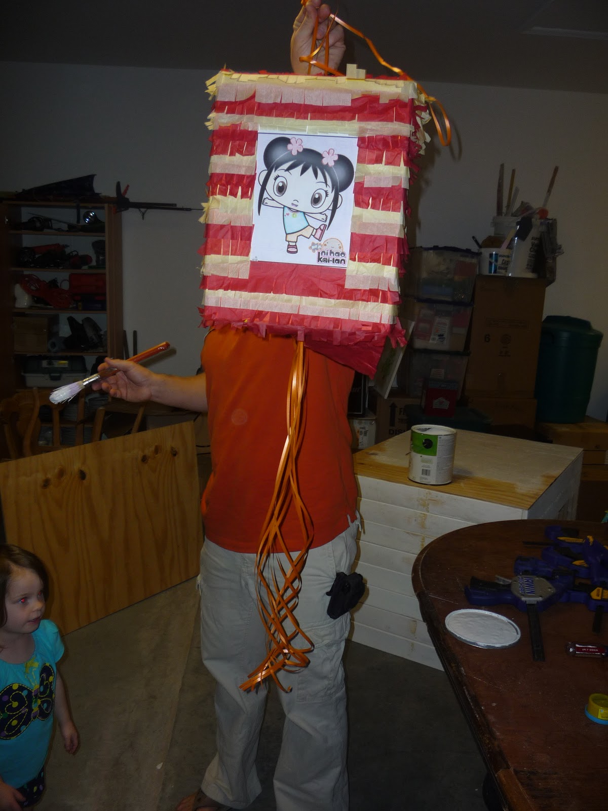 Desert Rose Quilts: DIY Custom Pull-String Pinata - No Mess!