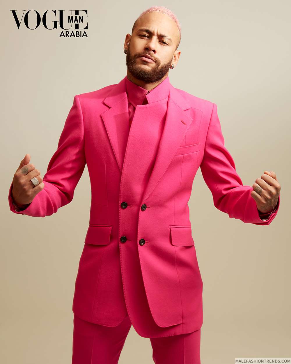 Neymar Jr. para Vogue Man Arabia por Alan Gelati