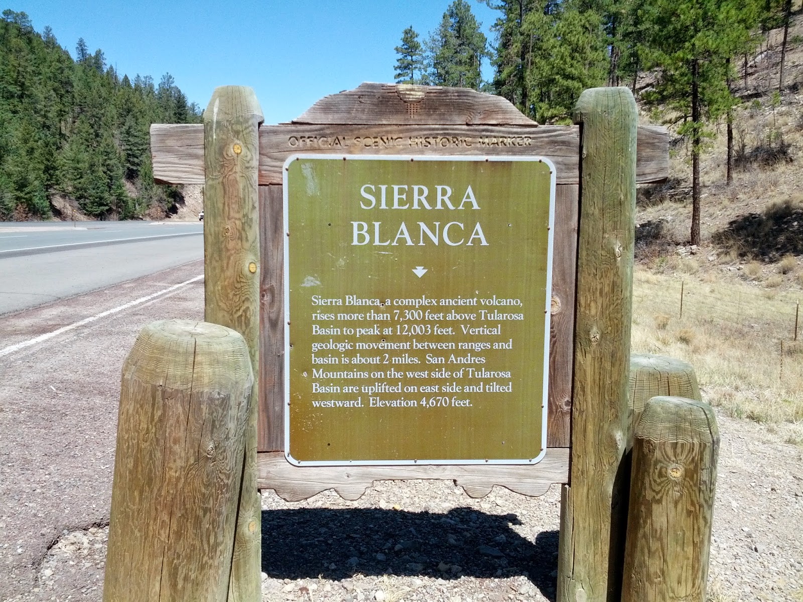 Historical Markers of New Mexico: Sierra Blanca Historical Marker ...