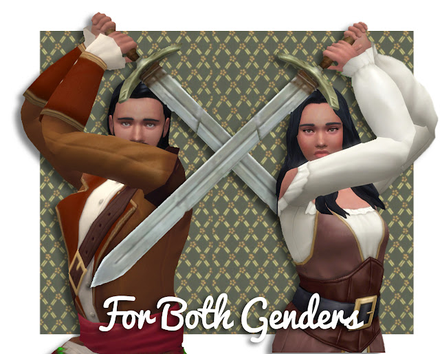 TS4: Medieval Sword (Accessory) | History Lover's Sims Blog
