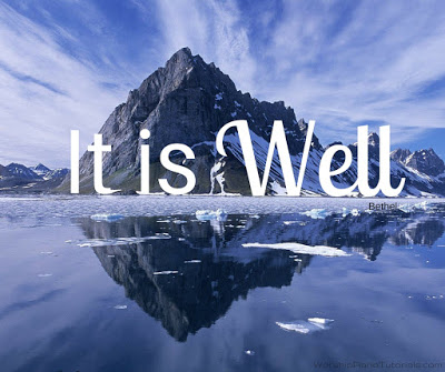 IT IS WELL