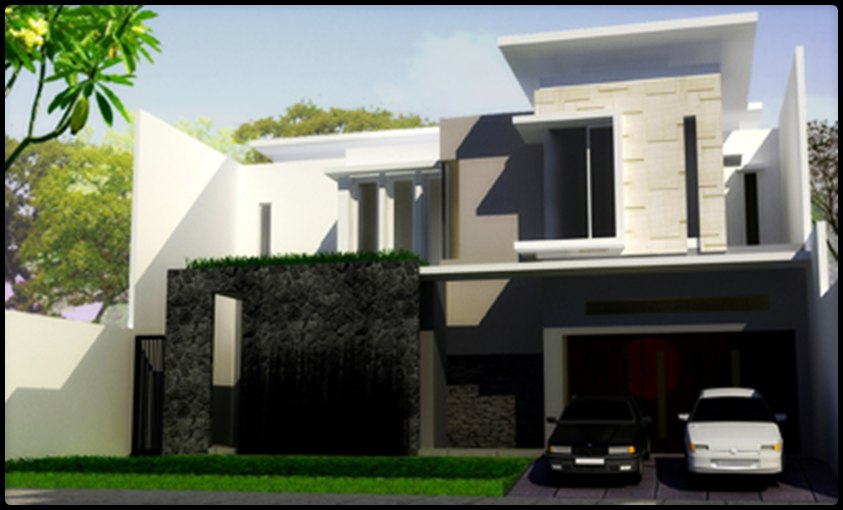 Contoh desain rumah minimalis terbaru