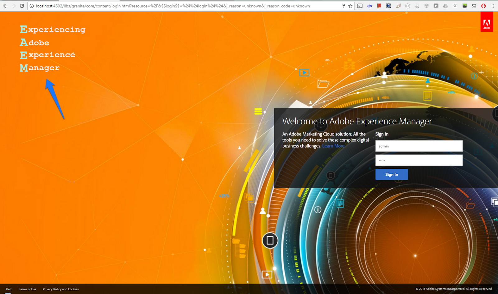 Experiencing Adobe Experience Manager (AEM, CQ): AEM 62 - Touch UI Branding Login and Consoles