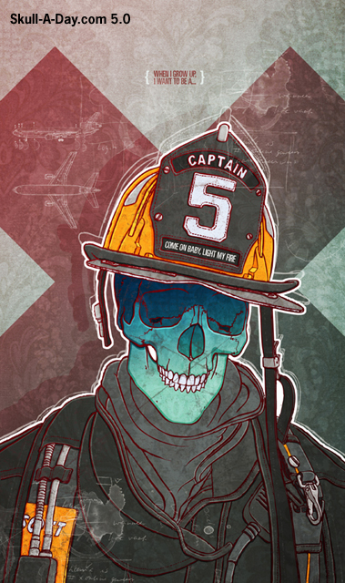 Firefighter Skull