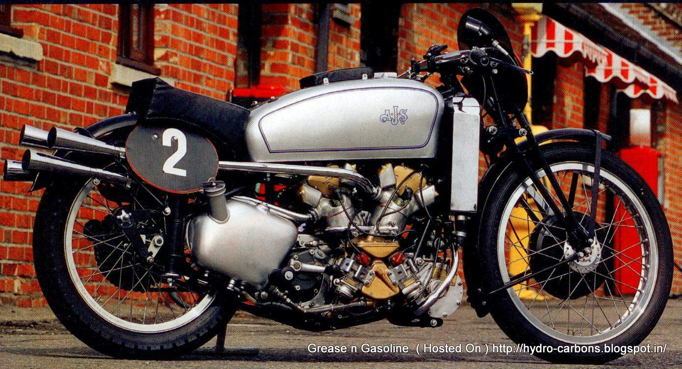 1939 AJS V4 500cc Supercharged ~ Racer - way2speed