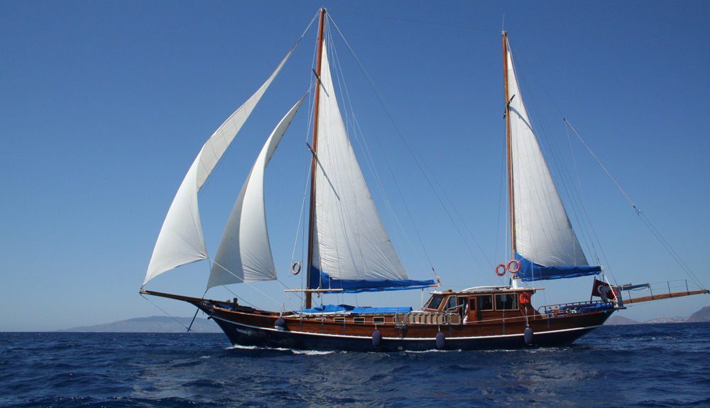 Cita en el Egeo: Goletas turcas