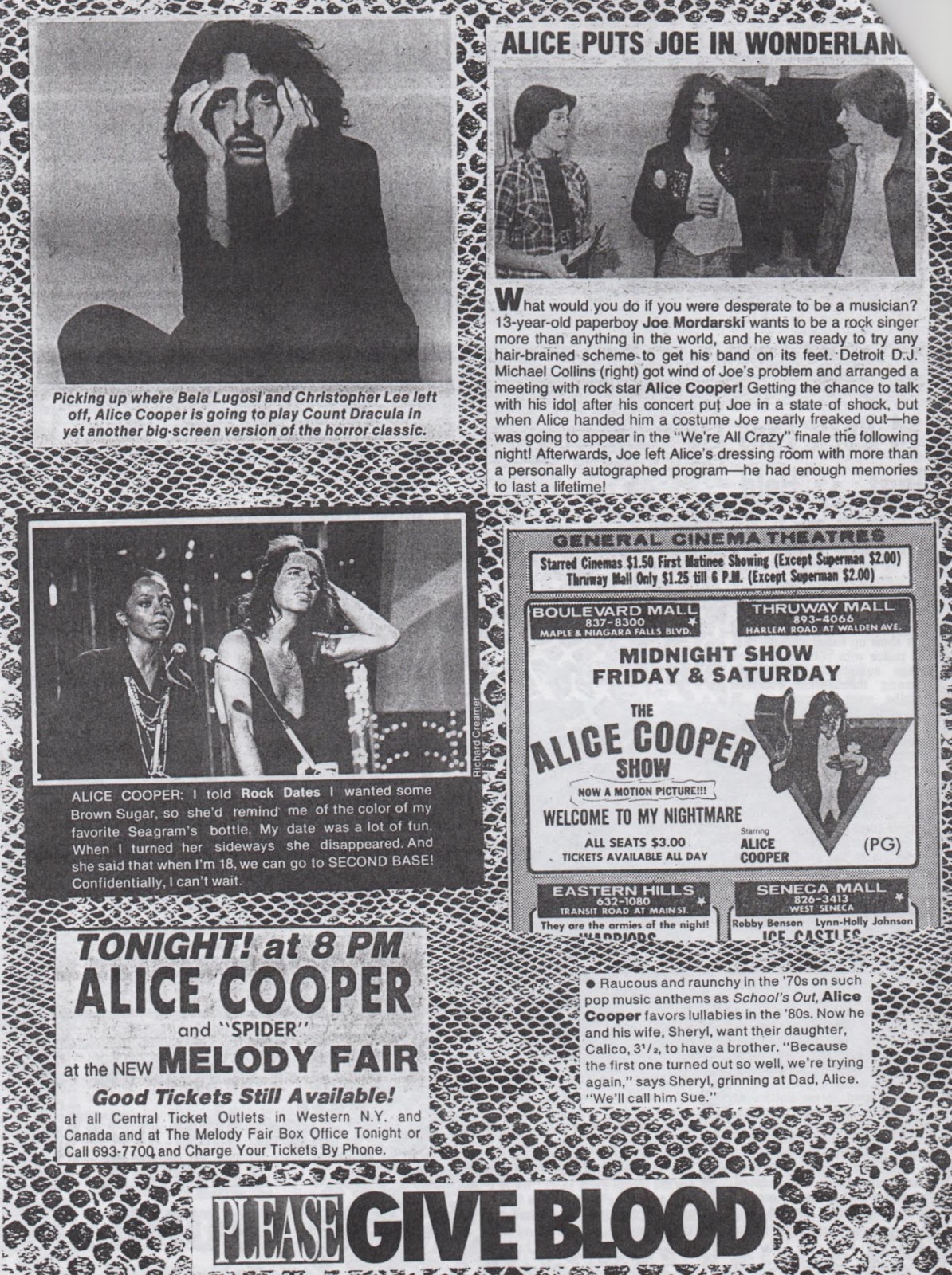EvenSpot Speaks: 1996, Alice's Bloody Rag Zine #1