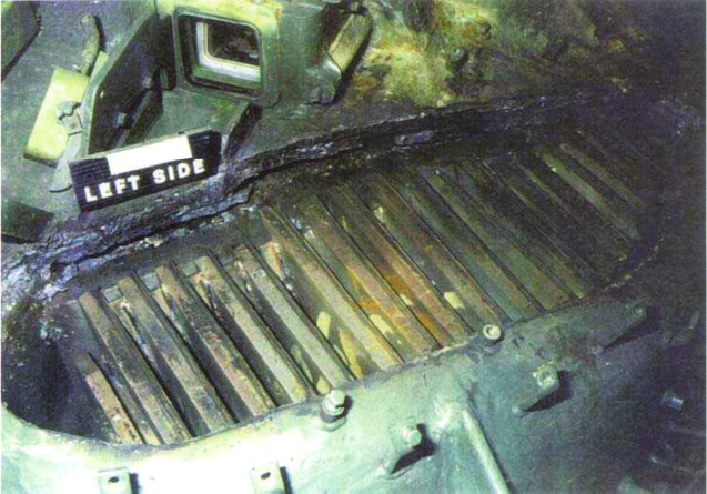 Below The Turret Ring: Early M1 Abrams composite armor