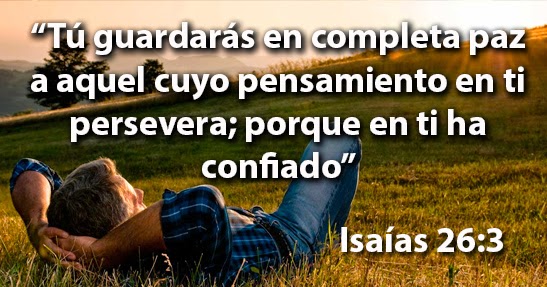 Isaías 26:3 - Comparte La Biblia - Versículos Bíblicos