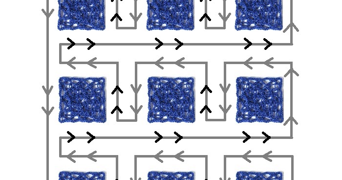 Join Crochet Motifs with One Seam