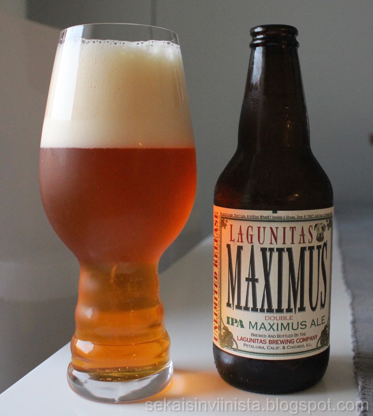 Sekaisin viinistä: Lagunitas Brewing Co.: Maximus IPA