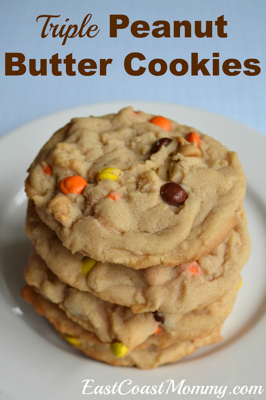 East Coast Mommy: Triple Peanut Butter Cookies