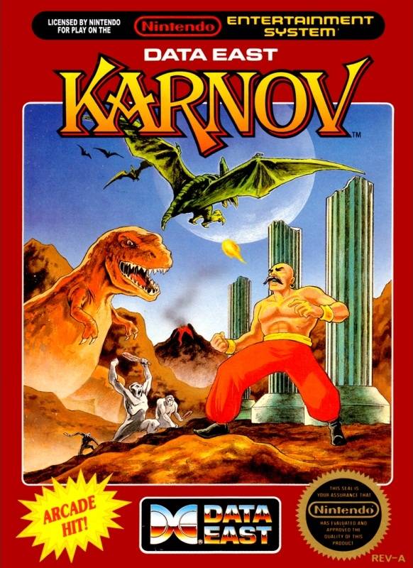 8-Bit City: Karnov Box Art