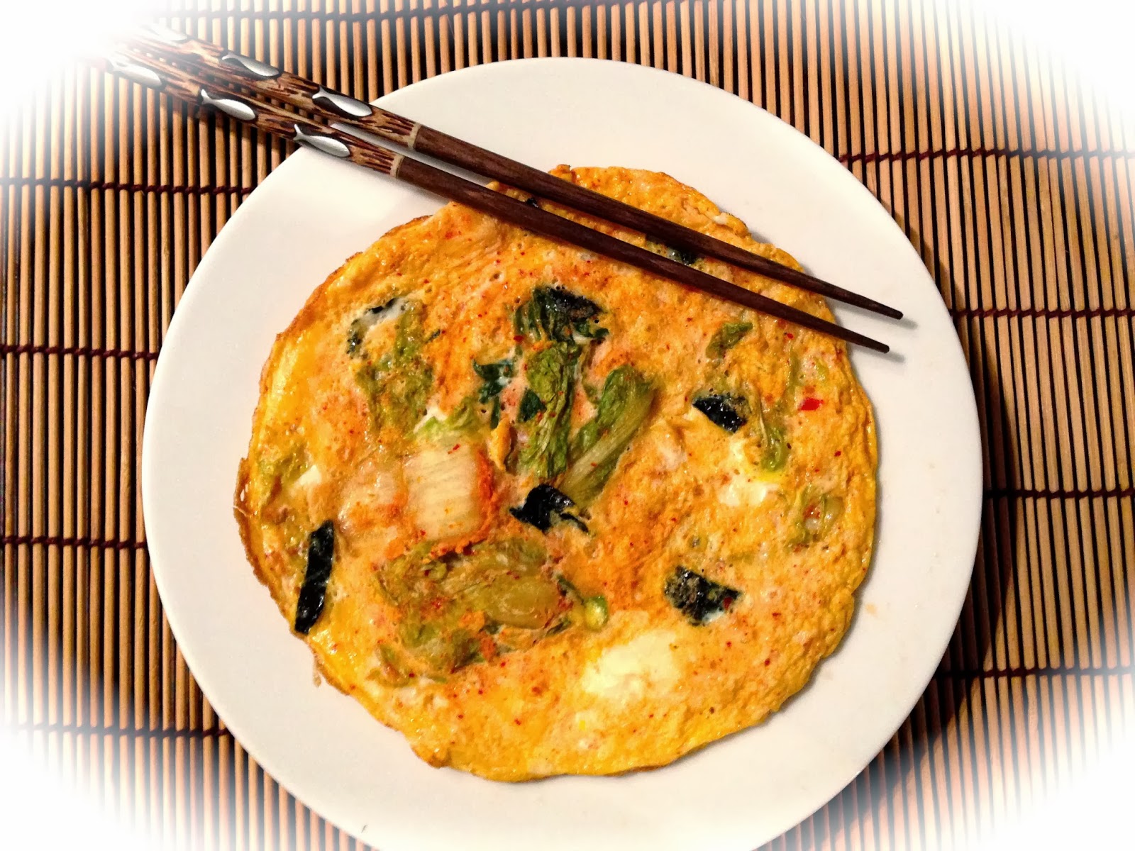 L'anis étoilé: Omelette coréenne au kimchi