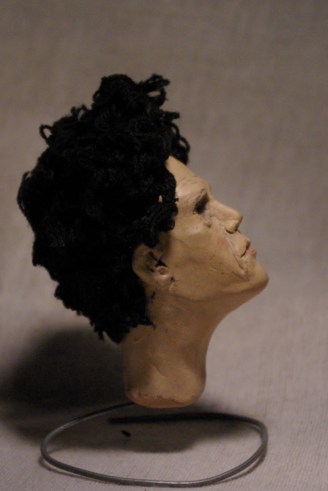 Tom Waits Stop-Motion Puppet Head! ~ Skin & Bones