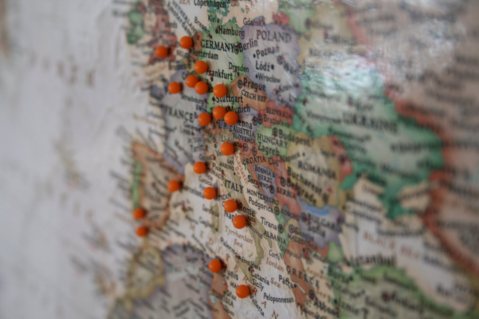 Our Journey: Decorative {Documenting Your Travels} Map