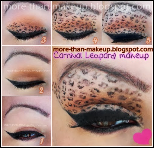 MORE THAN MAKEUP: Leopard makeup tutorial (Carnival) - Tutorial trucco leopardato (Carnevale)