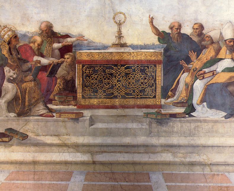 e-arthistory: The Try-Out audition for Raphael's Disputa