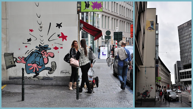 Derrière mes yeux: Façades BD et Street Art dans les rues de Bruxelles