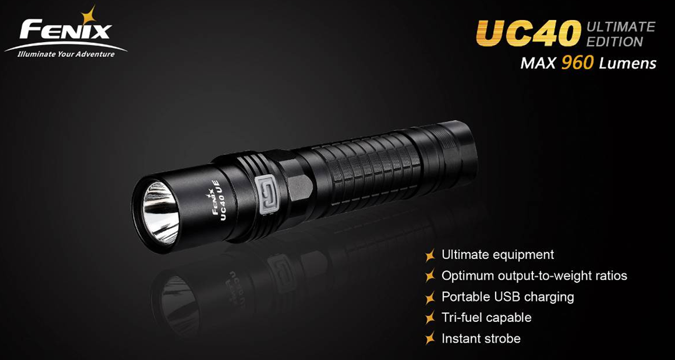 Fenix Light: Fenix UC40UE USB rechargeable flashlight