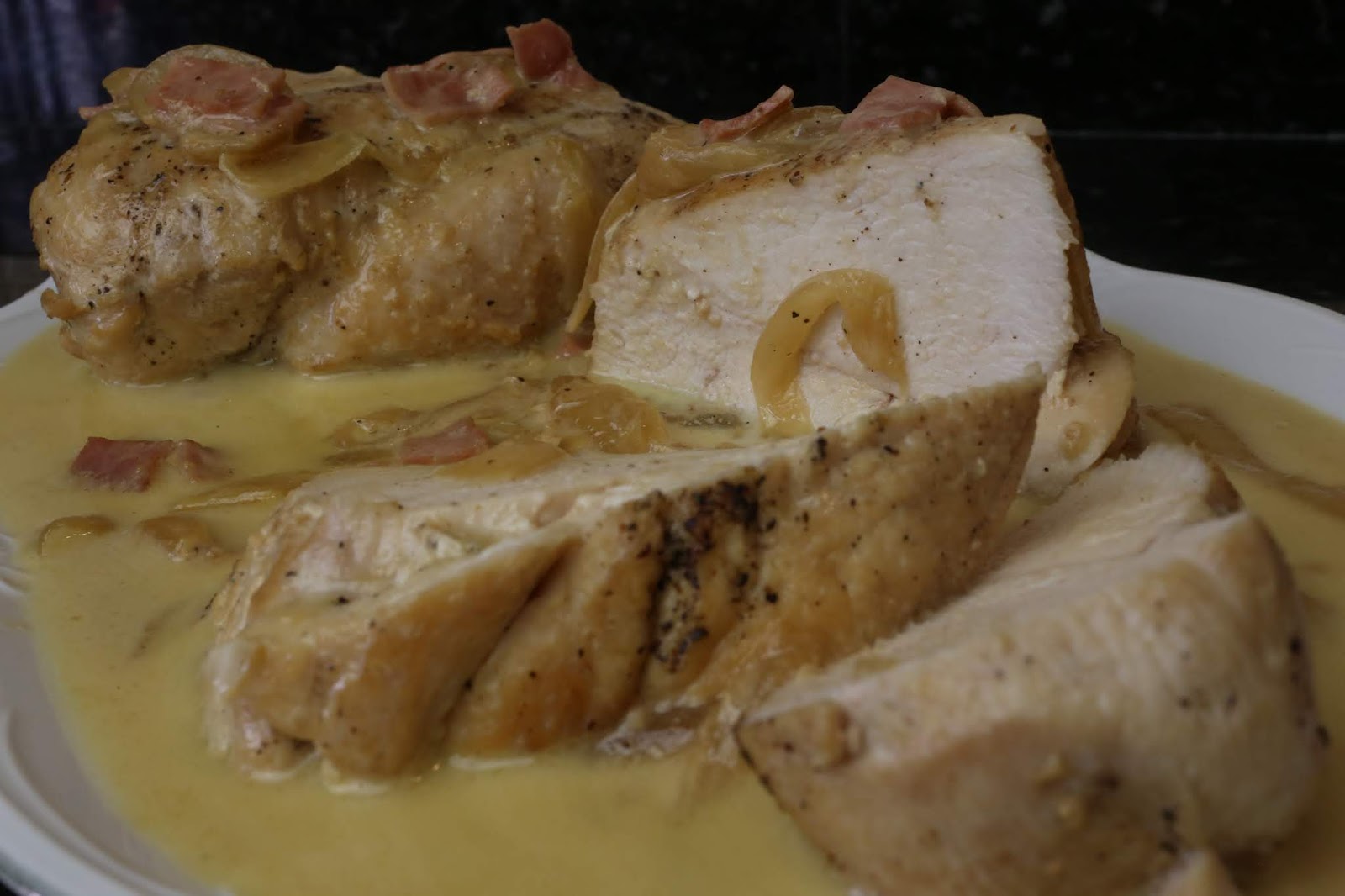 Cocina andaluza: Pechuga de pollo encebollada