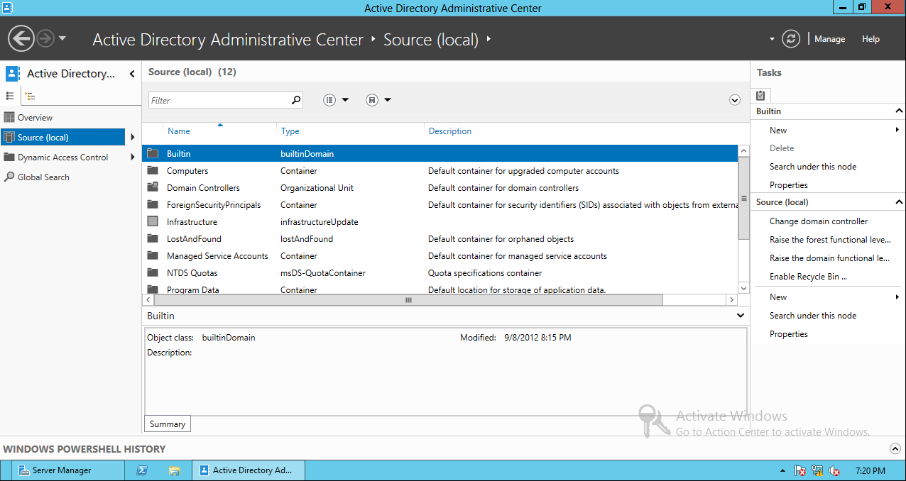 AD Shot Gyan: The Active Directory Administrative Center - Windows ...