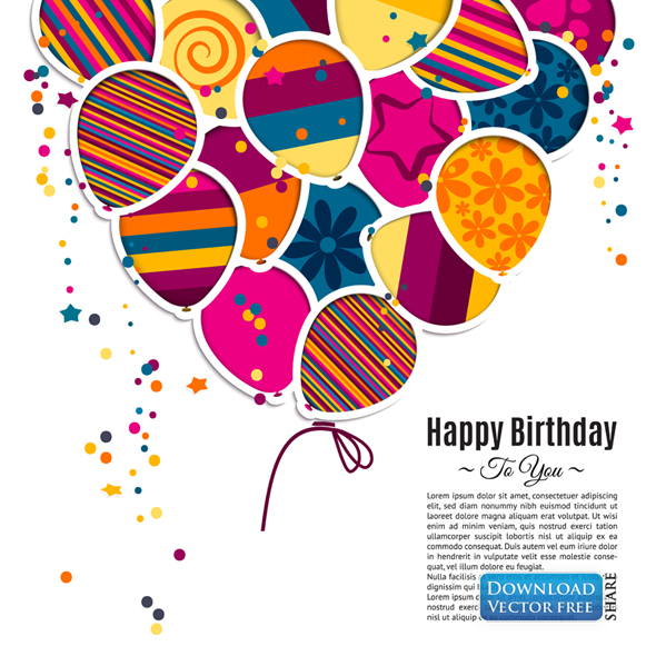 Nền bóng bay sinh nhật vector 1894 ~ MrPixelVn - Chia sẻ Đồ họa vector ...