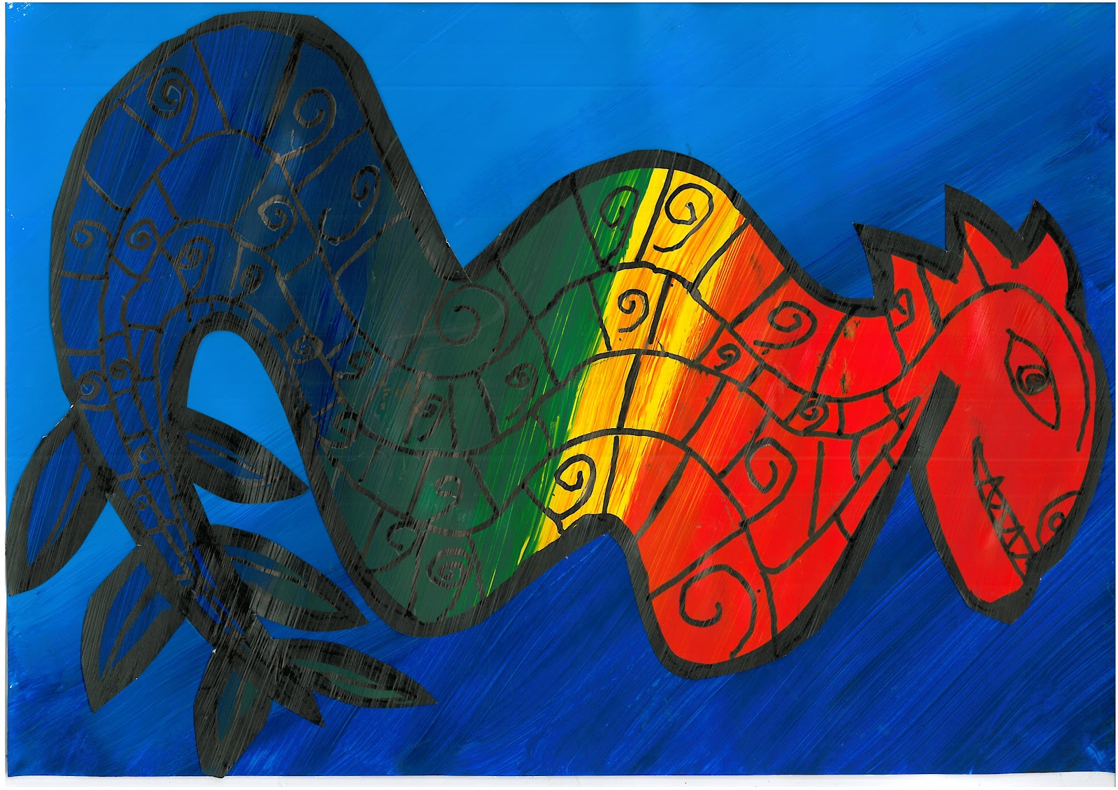 Room 15's Learning Journey: Taniwha Art