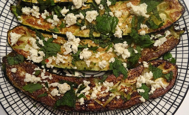 Salade de courgettes grillées inoubliable...