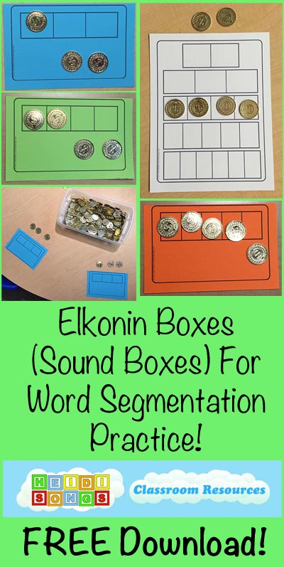 Teaching Phoneme Segmentation: Separating Sounds in Words (Freebies!)