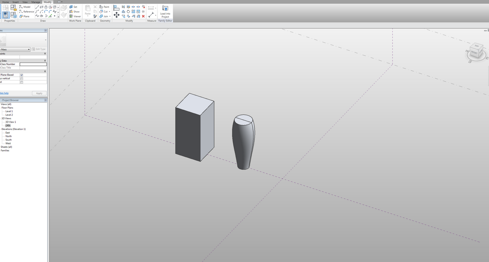 Revit architecture: Creating Masses in Revit