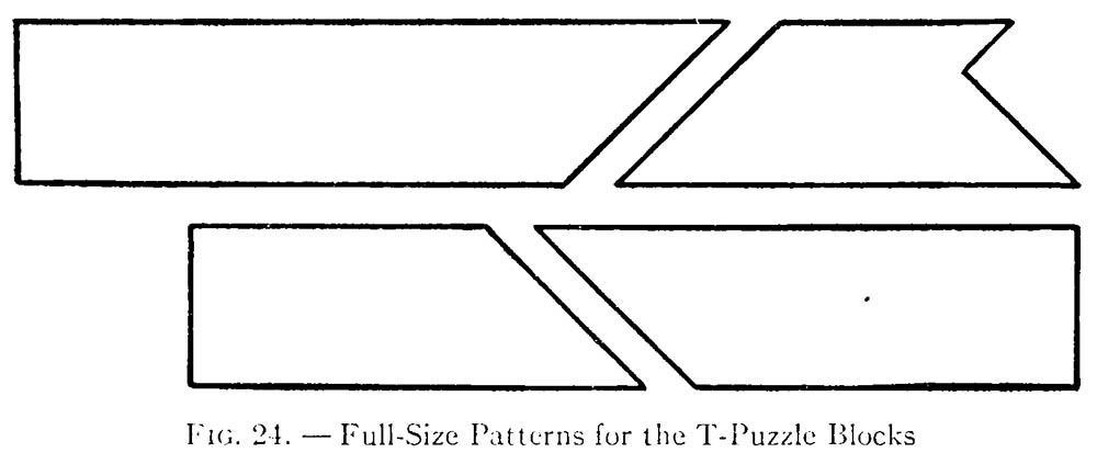 T-Puzzle plan - How to make T-puzzle