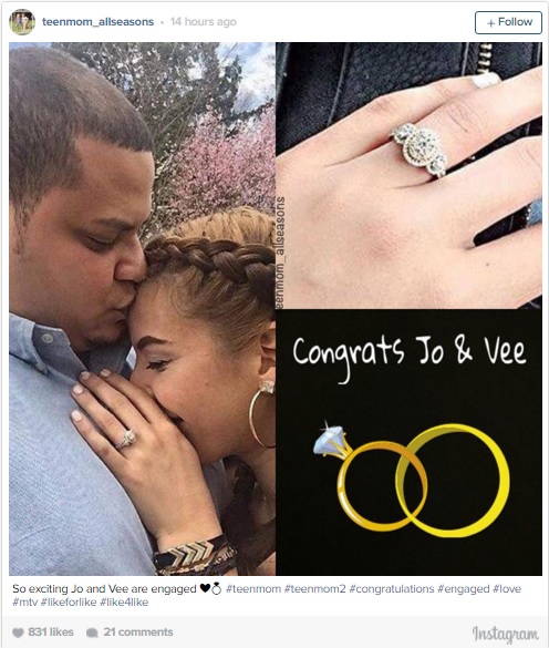 Teen Mom 2 Jo Rivera Gets Engaged To Vee Torres!
