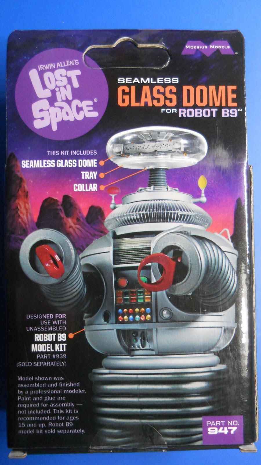 Scale Model Kit Review Blog (SMKR): Seamless Glass Dome for ROBOT B9 ...