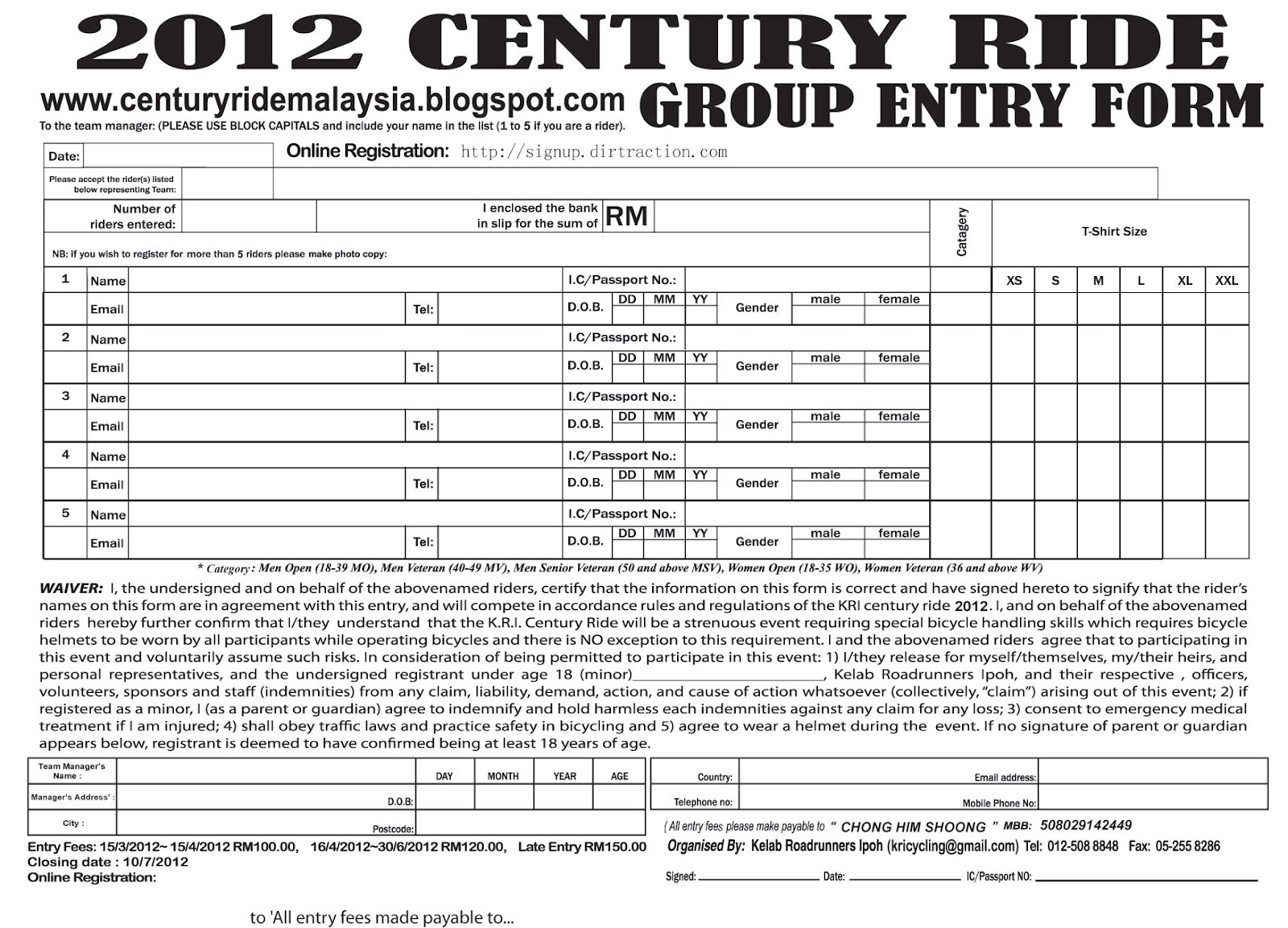 CENTURY RIDE MALAYSIA: 2012 CENTURY RIDE MALAYSIA (IPOH)