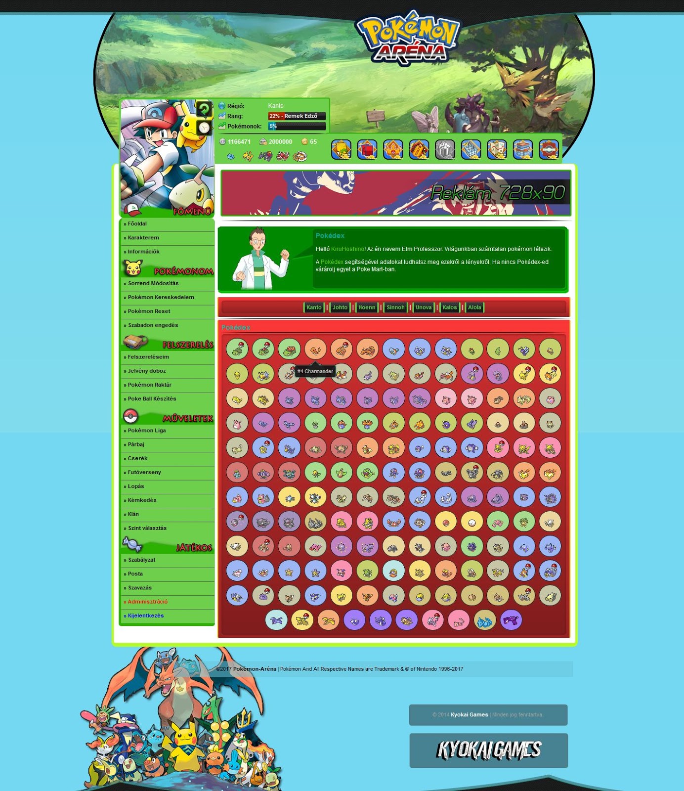 Pokémon-Aréna V2.0 - Pokédex | Pokémon-Aréna Dev Blog