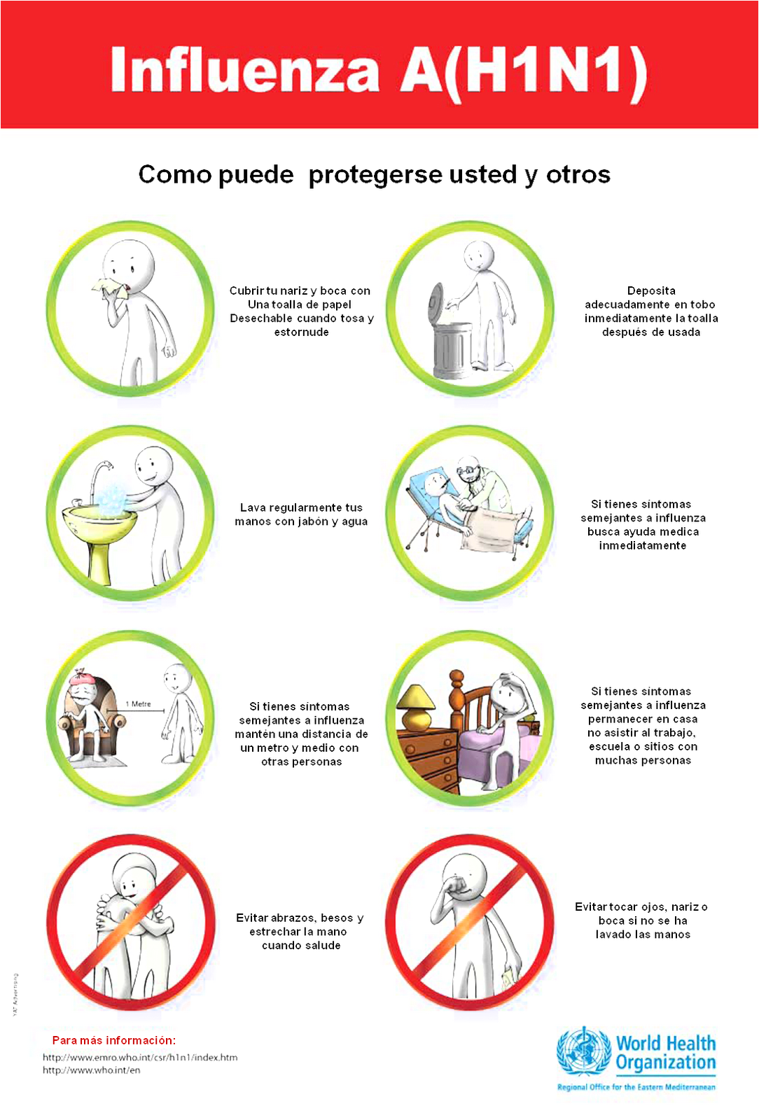 Recomendaciones para el Control del AH1N1 - CBIT El Vigía I