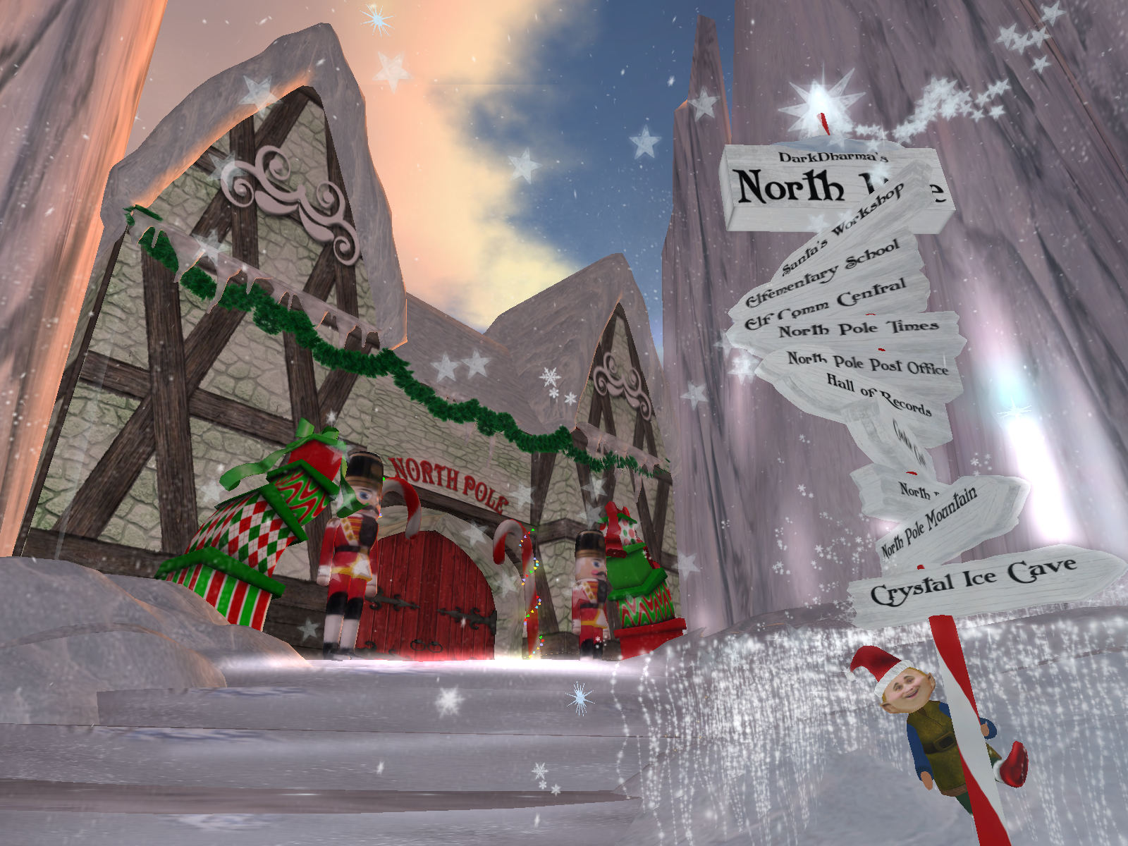 Second Life Christmas Sims Worth Seeing - Part 2- A review of Dark ...