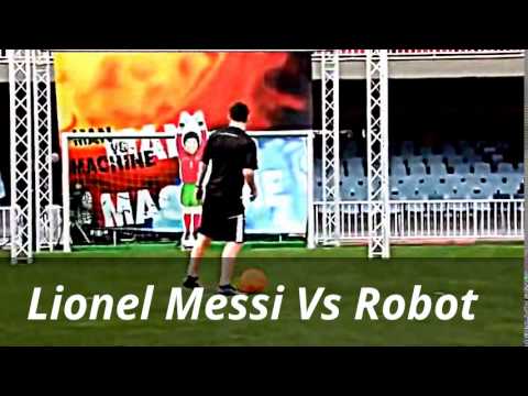 Lionel Messi VS Robot Buatan Jepang, Siapakah Yang Menang?